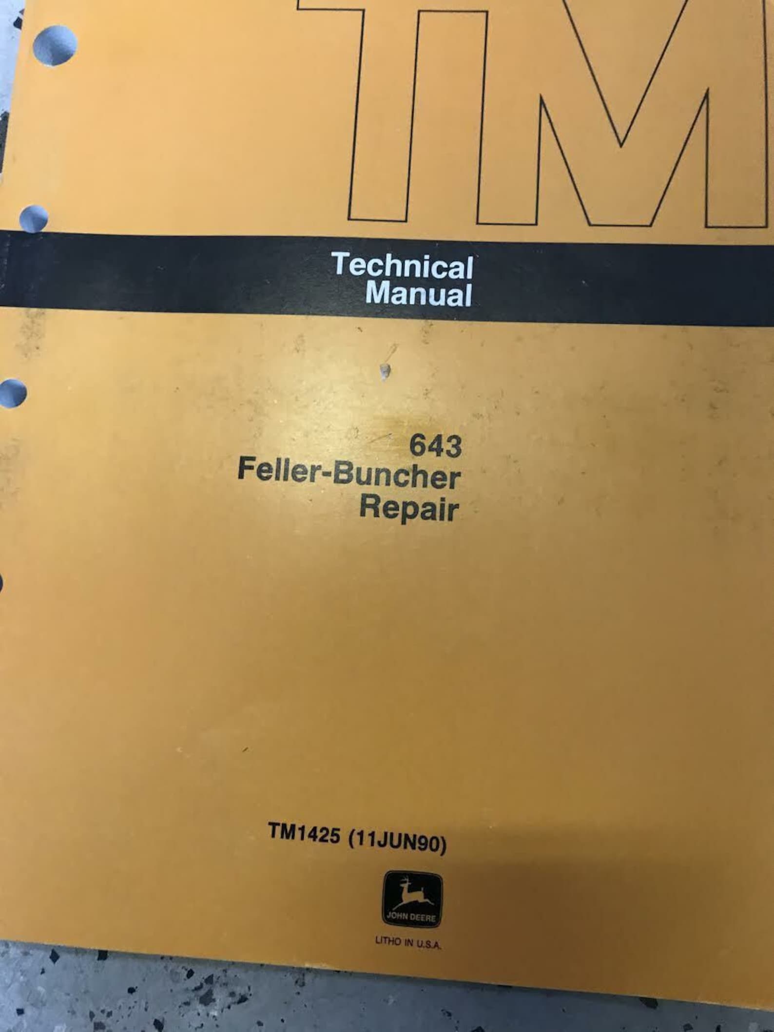 643 Feller Buncher Technical Service Shop Workshop Repair Manual OEM - Etsy