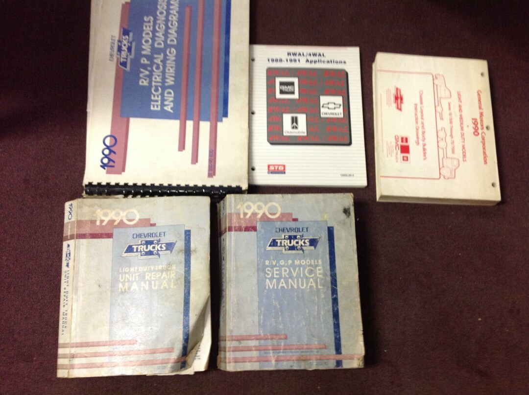 1990 Chevy R/V G P Rvp Truck & Van Models Service Shop Repair - Etsy