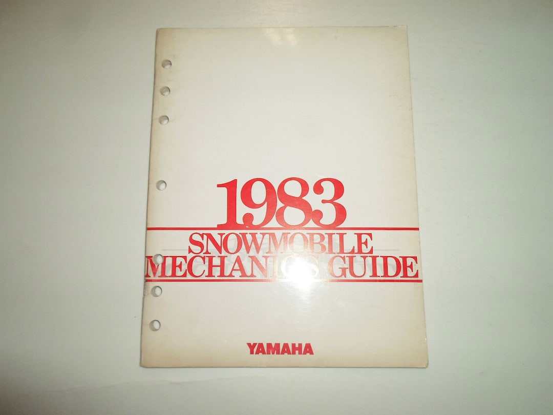 1983 Yamaha Snowmobile Mechanics Guide Manual Factory Oem Book 83 ...