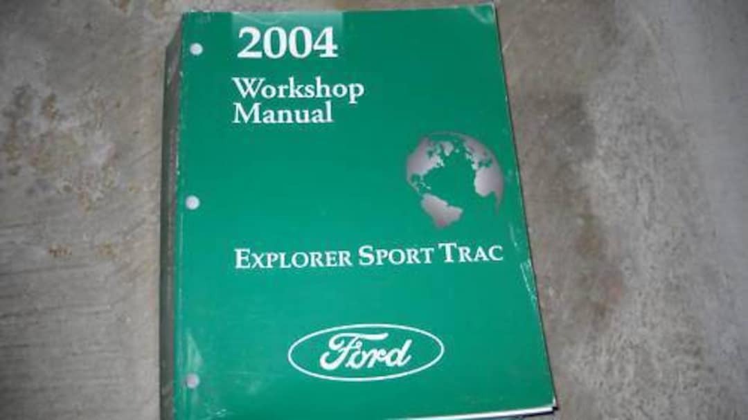 2004 Ford Explorer Sport Trac Service Shop Repair Manual OEM - Etsy