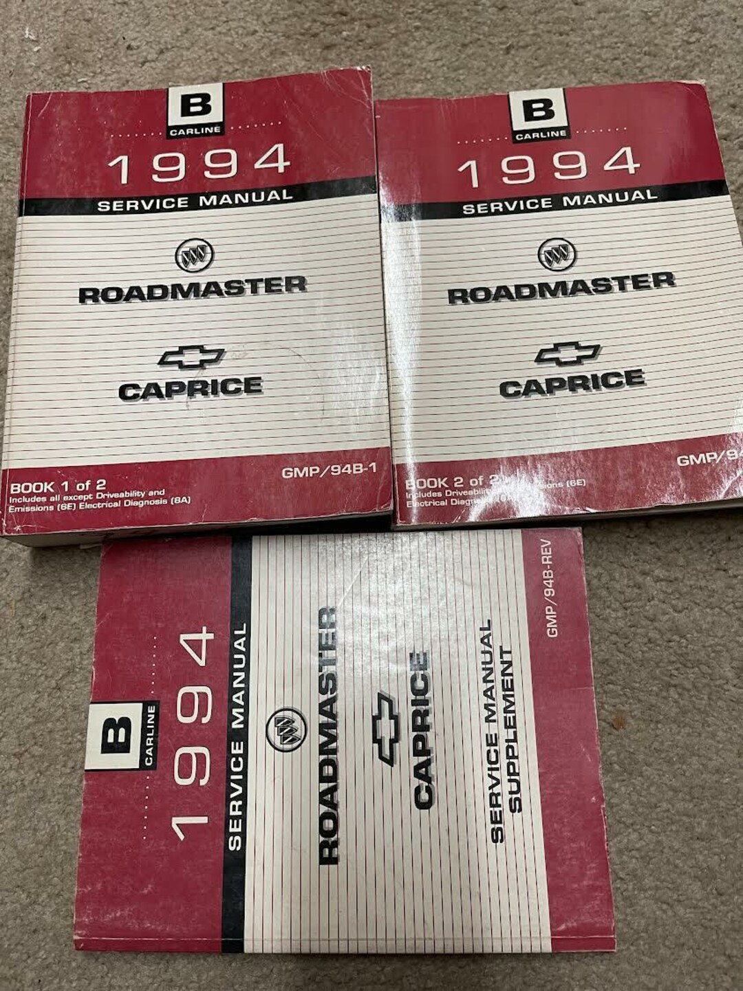 1994 Buick Roadmaster Chevy Caprice Service Repair Shop Manual - Etsy