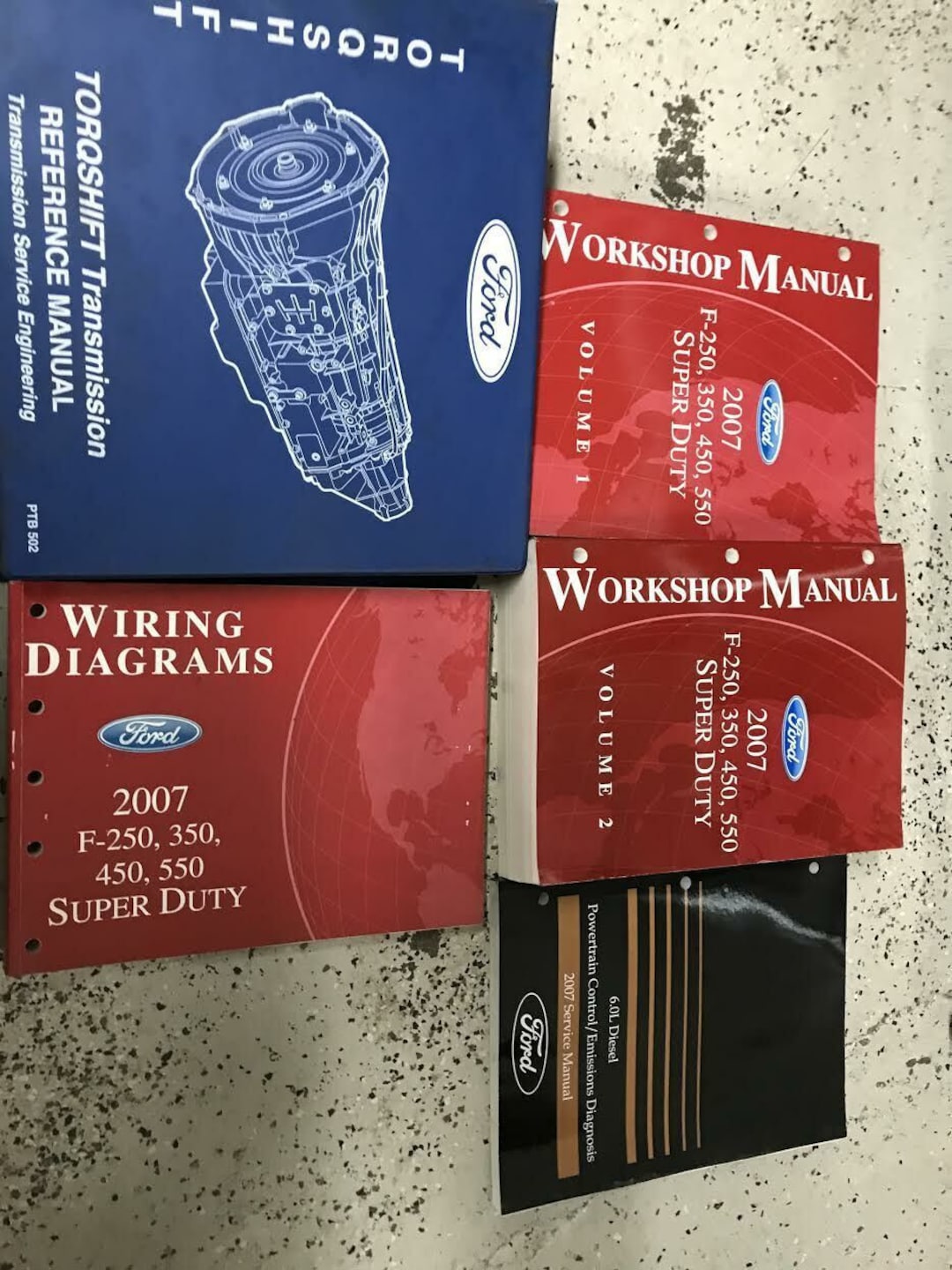 2007 Ford Truck F-250 F-350 F450 550 Service Shop Repair Manual Set W ...