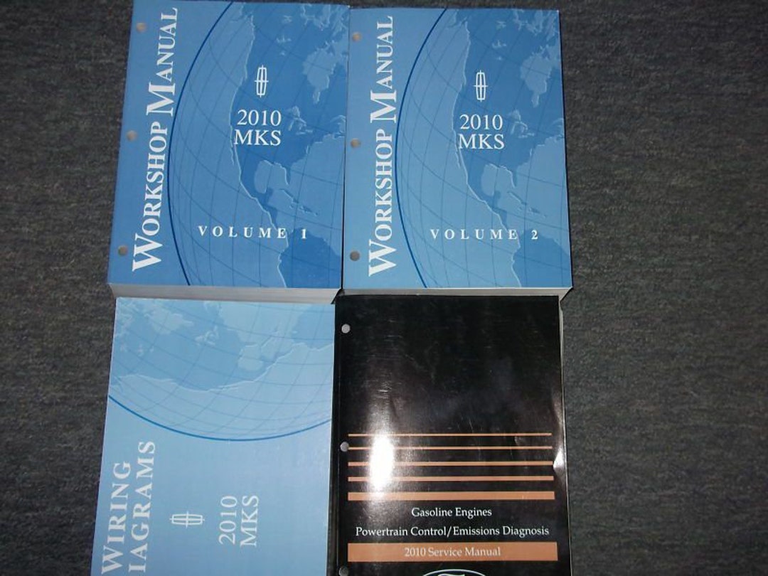 2010 Lincoln Mks Service Repair Shop Workshop Manual Set Factory W Etm ...