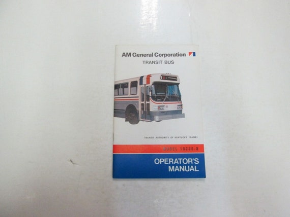 AM General Transit Bus Transit Authority of Kentucky 10235-8 - Etsy