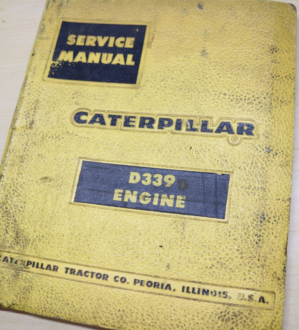 CAT Caterpillar D339 Diesel Engine Overhaul Service Repair - Etsy