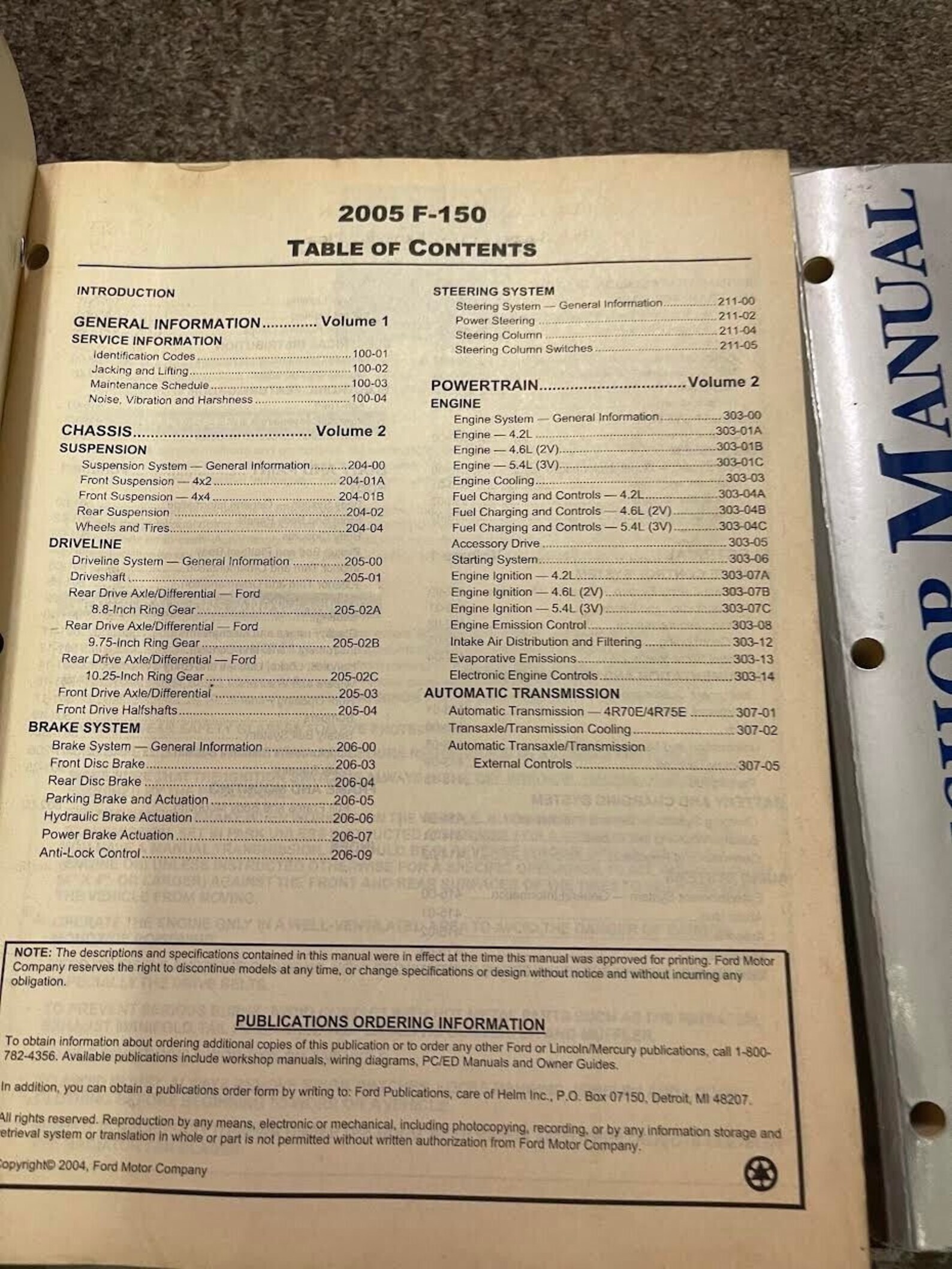 2005 Ford F-150 F150 Truck Service Repair Shop Manual Set Oem - Etsy