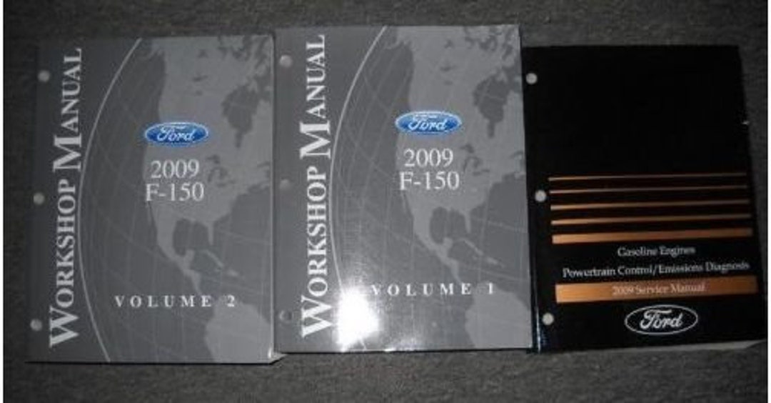 2009 Ford F-150 F150 Truck Service Shop Repair Workshop Manual Set W ...