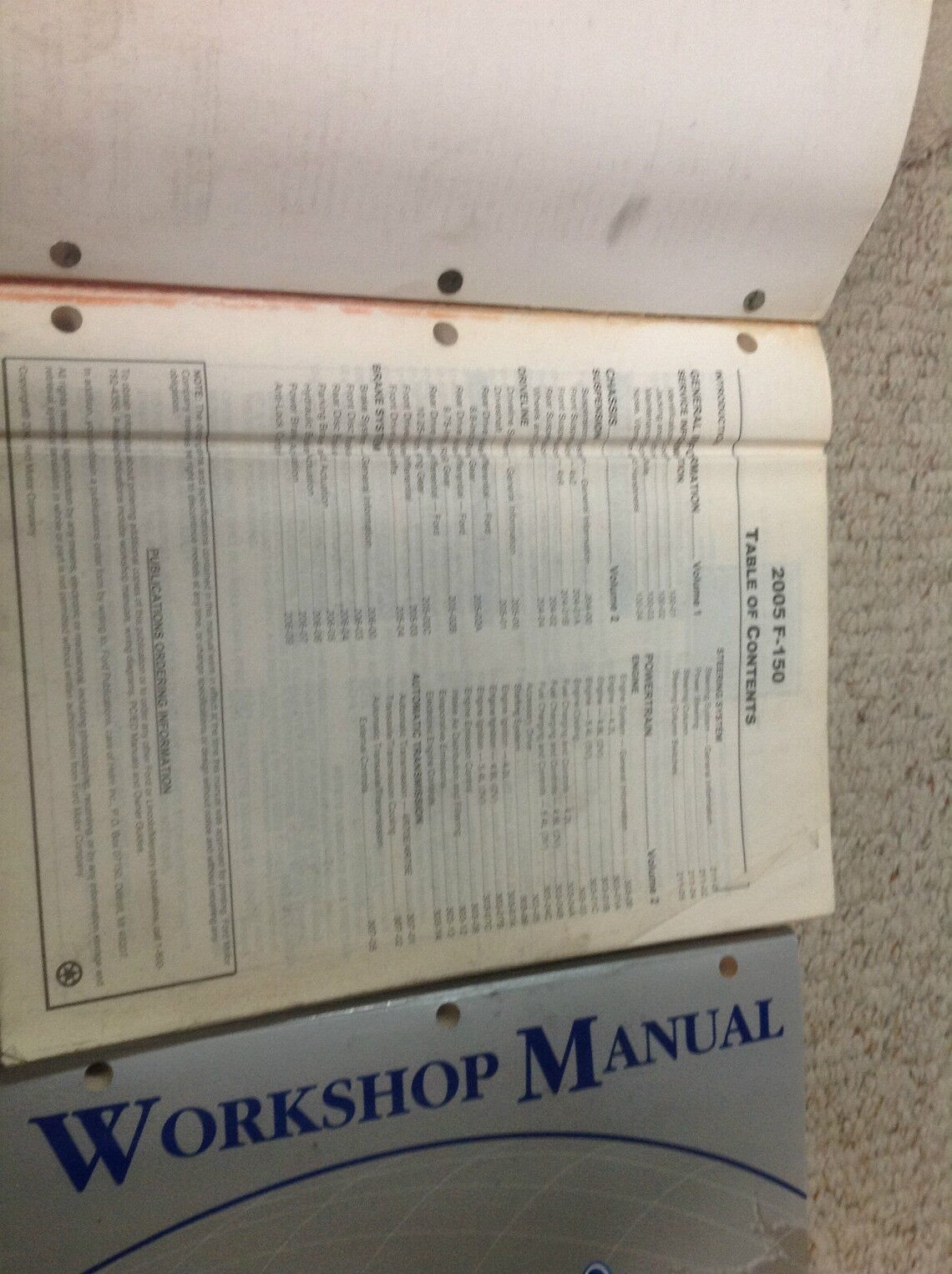 2005 Ford F-150 F150 Truck Service Repair Shop Manual Set Oem W Pced ...