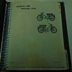 1967 Suzuki 55 Model M31 Parts Catalog Manual FACTORY OEM BOOK - Etsy