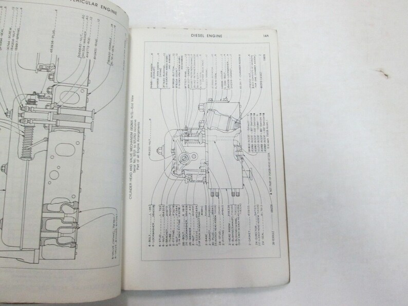 Caterpillar D353 Vehicular Engine 97u1-up Parts Book Manual - Etsy