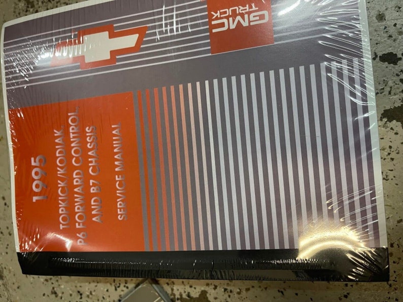 1995 Chevy GMC Topkick Kodiak Truck P6 Motorhome B7 Bus Service Shop ...