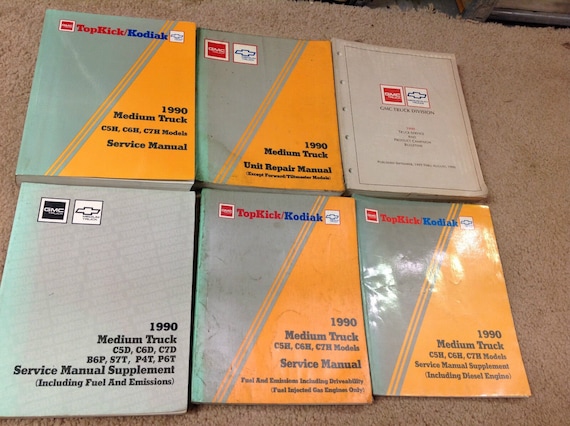 1990 GM Chevy GMC Topkick Kodiak Truck P6 Motorhome B7 Bus - Etsy