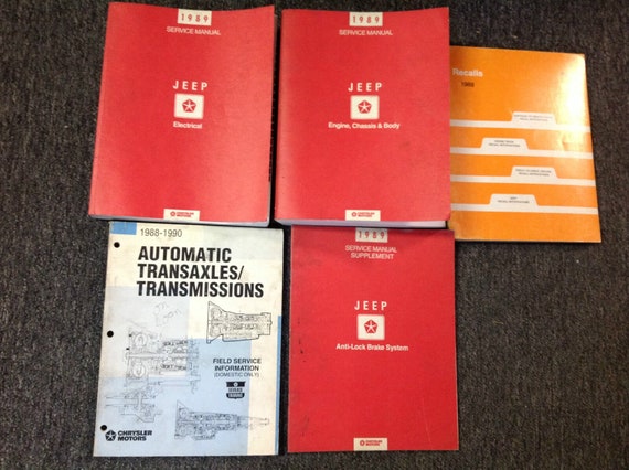 1989 Jeep Wrangler Cherokee Wagoneer Service Shop Repair - Etsy