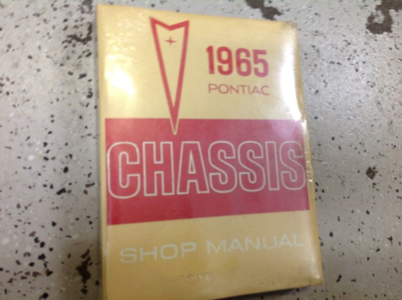 1965 Pontiac Models & Tempest Chassis Service Shop Repair - Etsy