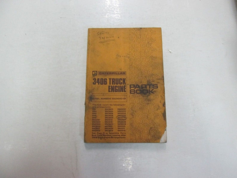 Caterpillar 3406 Truck Engine Serial Numbers 92U14043-UP Parts - Etsy