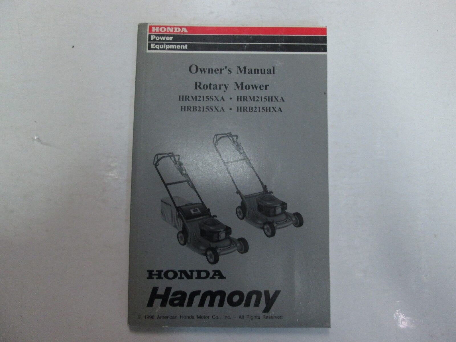 Honda harmony 215 manual store