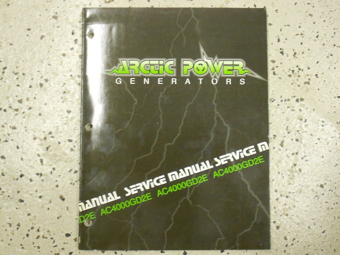 1997 Arctic Cat Arctic Power Generators Service Manual FACTORY OEM BOOK ...