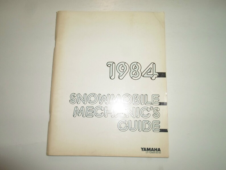 1984 Yamaha Snowmobile Mechanics Guide Manual Factory Oem Book 84 2 ...