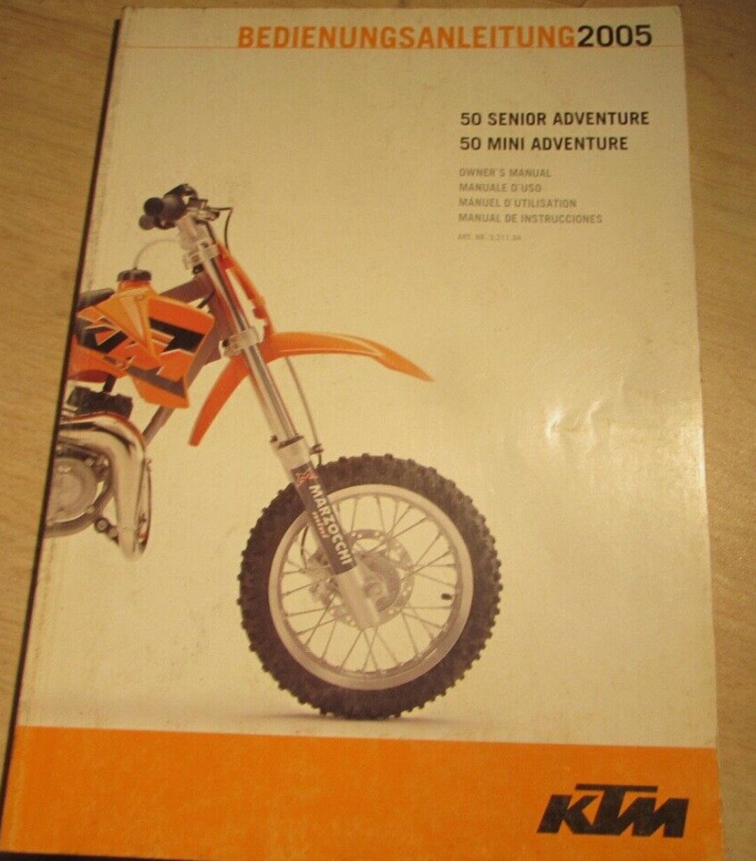 2005 KTM 50 Senior Mini Adventure Owners Shop Service Workshop Manual ...