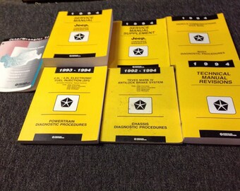 Jeep Wrangler Workshop Manual - Etsy