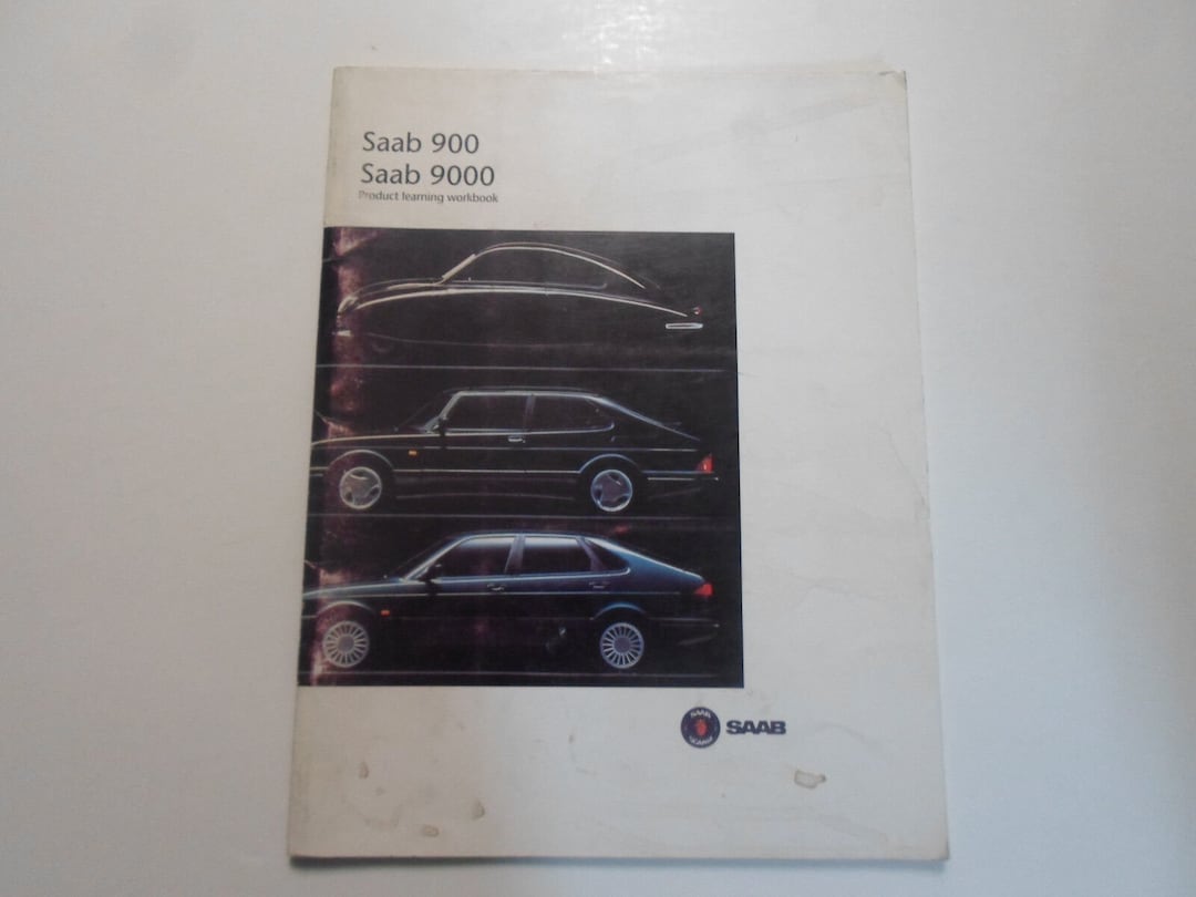 1995 Saab 900 9000 Product Learning Workbook Manual Stained Factory Oem ...