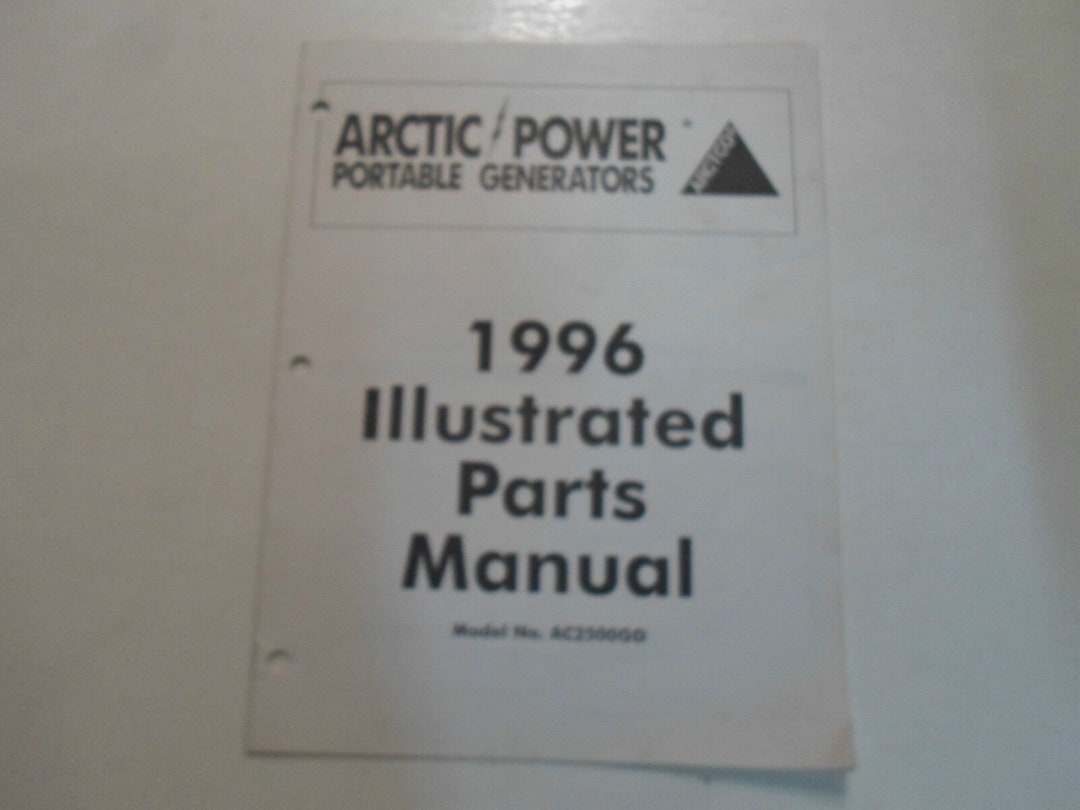 1996 Arctic Power Portable Generators Illustrated Parts Manual FACTORY ...