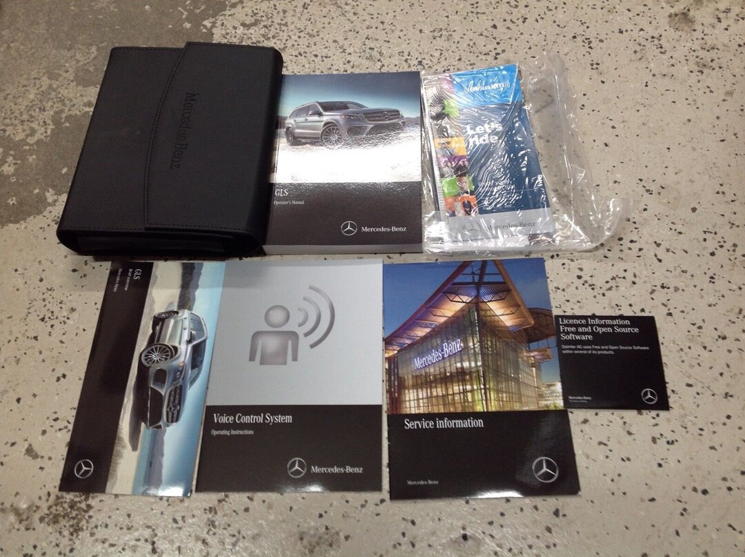 2017 Mercedes Benz Gls 450 350 550 Owner Owners Operators Manual Set ...