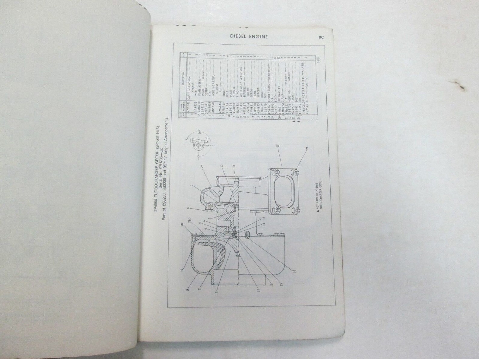 Caterpillar D353 Vehicular Engine 97u1-up Parts Book Manual - Etsy