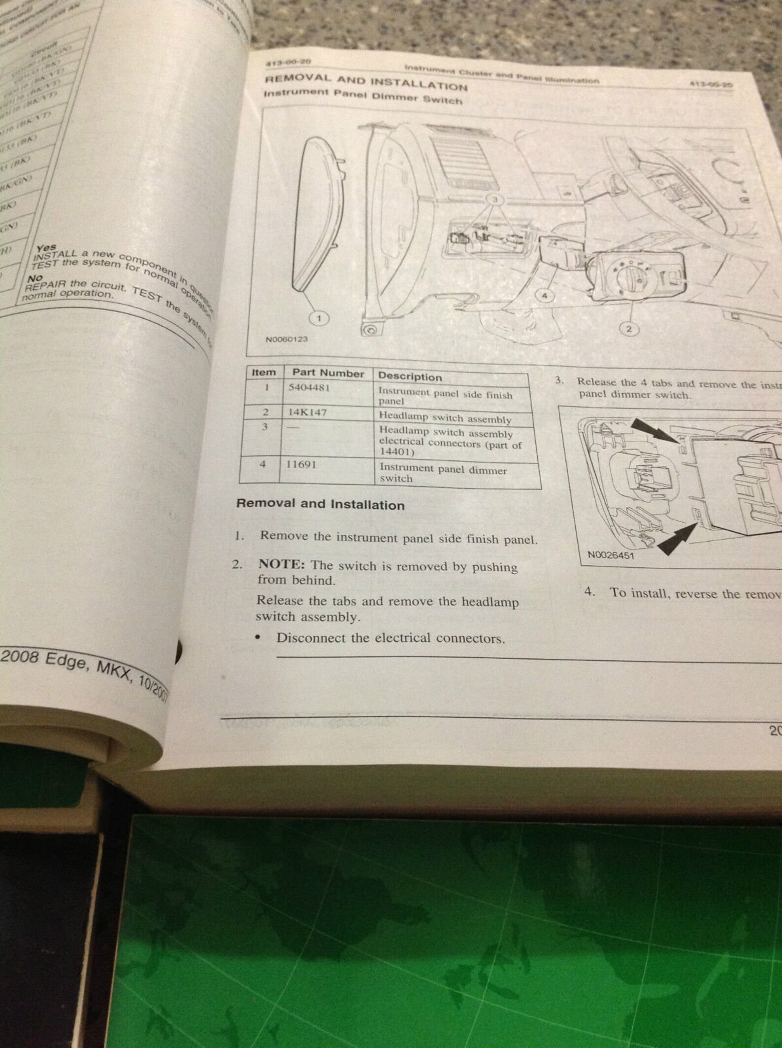 2008 Ford Edge Lincoln Mkx Service Shop Manual Set W Ewd & Pced 4 Books ...