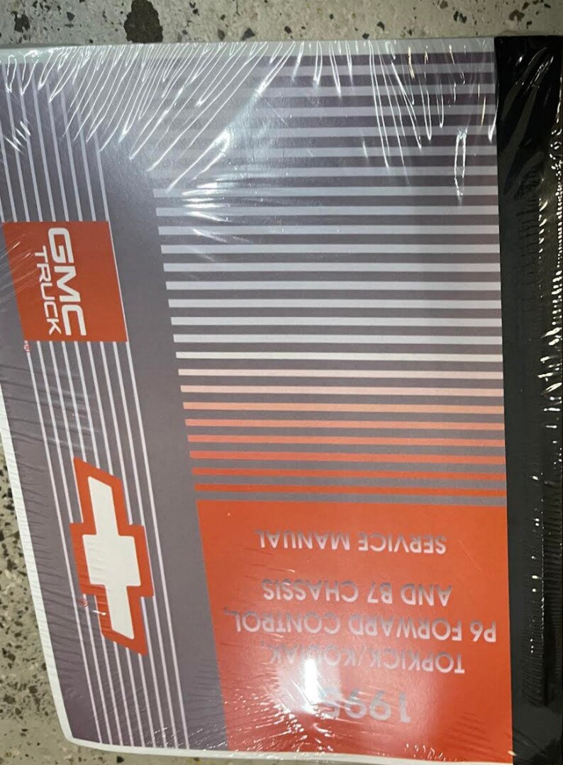 1995 Chevy GMC Topkick Kodiak Truck P6 Motorhome B7 Bus Service Shop ...