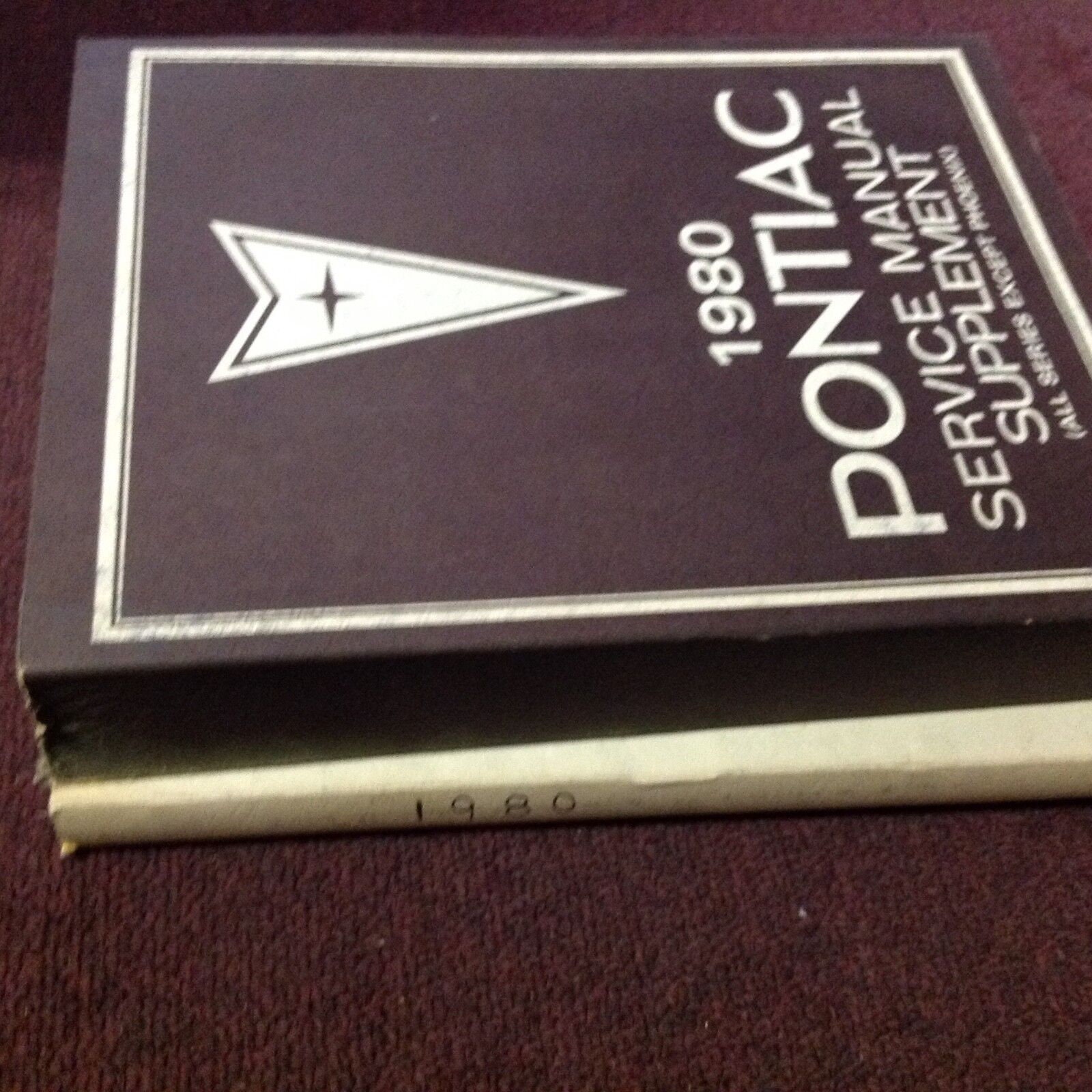 1980 Pontiac Service Manual Supplement & New Product Model Manual Set ...