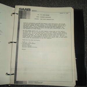 1975 1985 Saab Paint Codes Turbocharger Service Campaign - Etsy