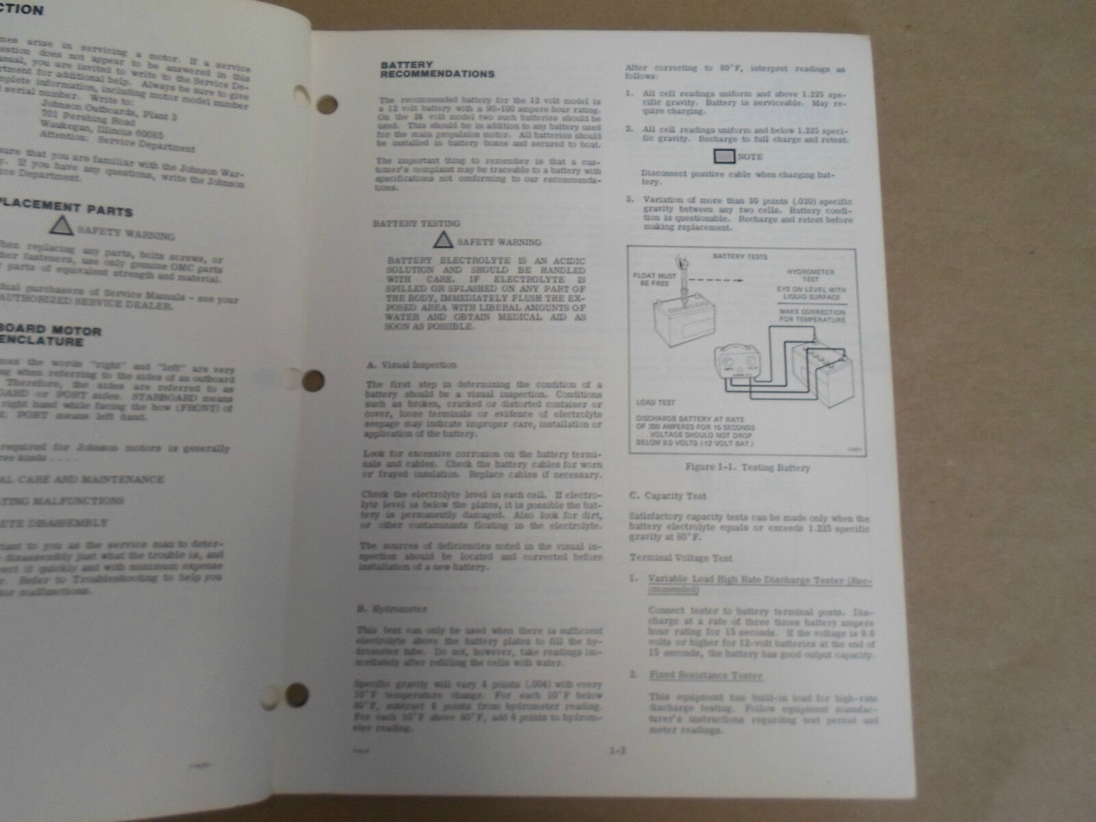 1977 Johnson Outboards Service Manual Electric Outboards Bow Mount OEM ...