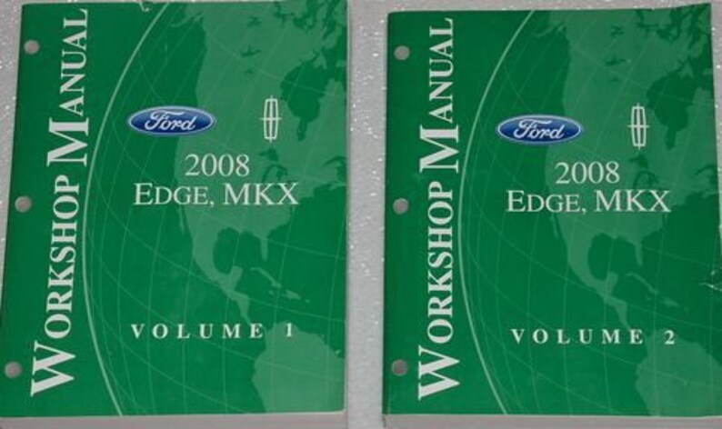 2008 Ford Edge Lincoln Mkx Service Shop Manual Set W Ewd & Pced 4 Books ...