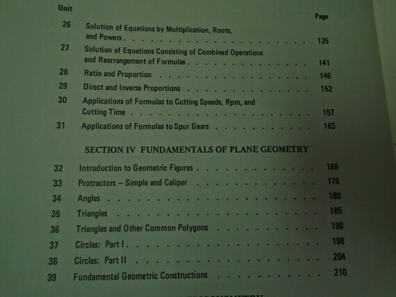 1974 Mathematics for Machine Technology Manual FACTOR… - Gem