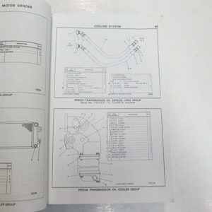 Caterpillar 140G Motor Grader Parts Manual 3306 Engine Water Damage ...