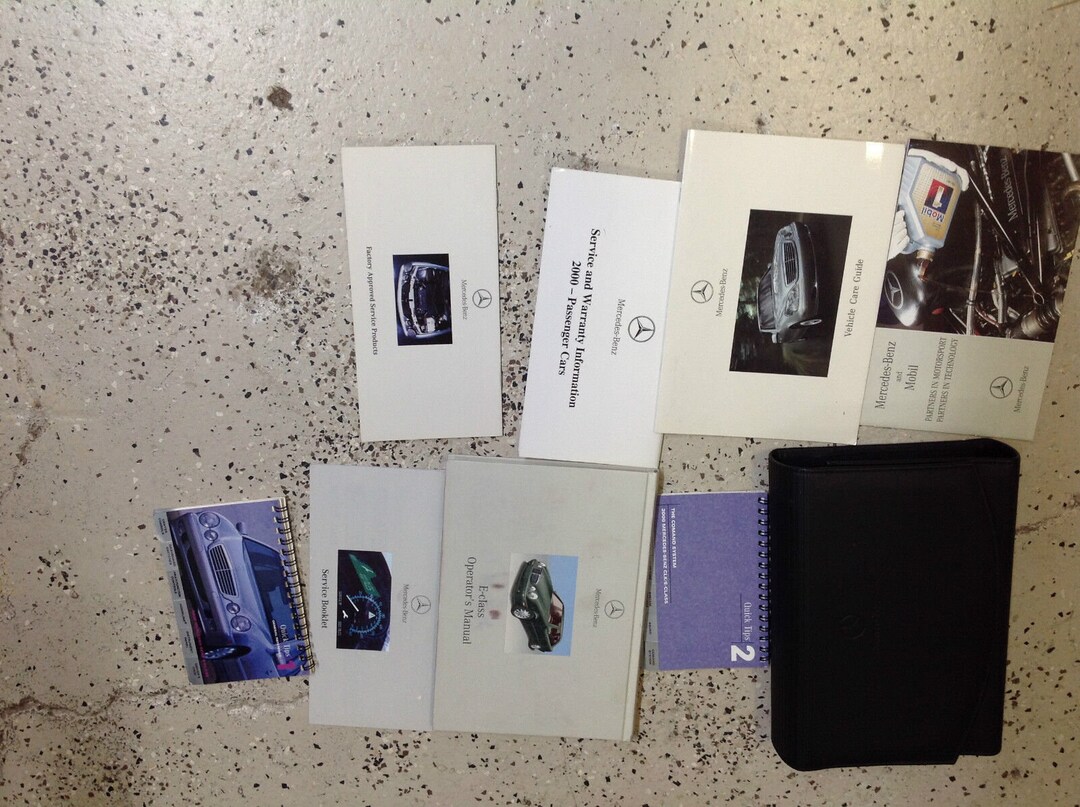 2000 Mercedes E Class E320 E430 E55 Amg Operators Owners Manual Factory ...