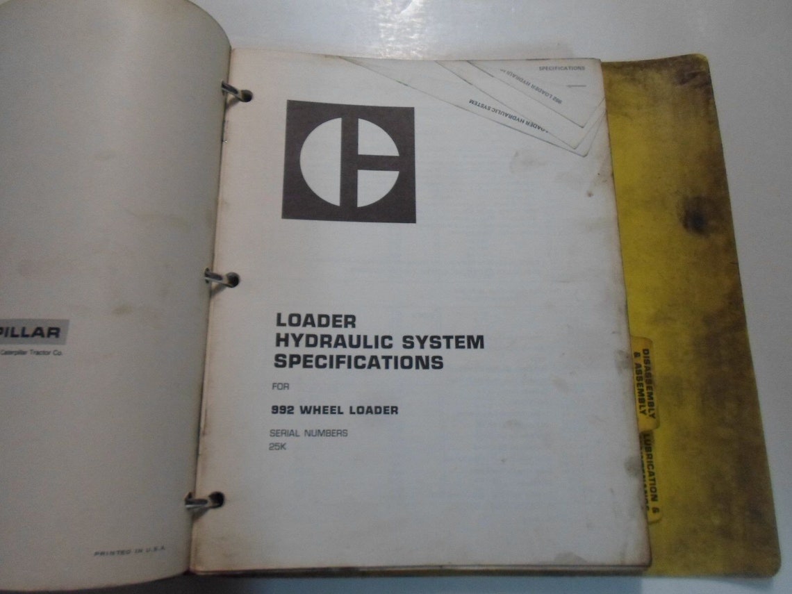 Caterpillar 992 Wheel Loader Disassembly Assembly Power Train - Etsy