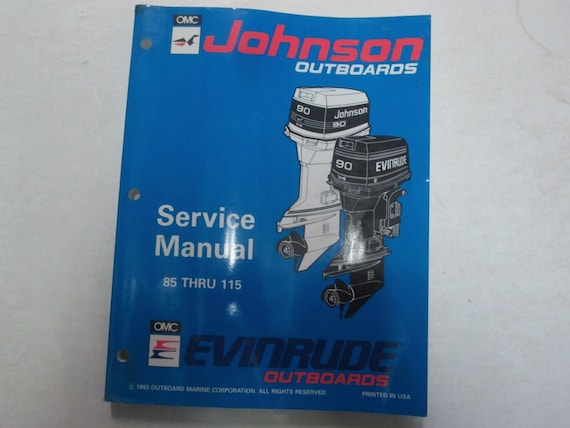 1994 Johnson Evinrude Outboards 85 Thru 115 HP Servic… - Gem