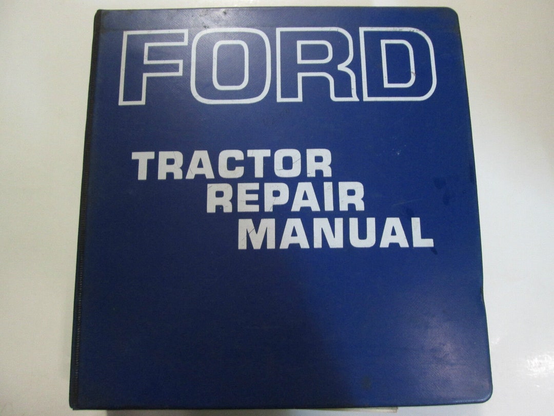 1960s 1970s Ford Tractor Service Repair Shop Manual Factory OEM Book ...