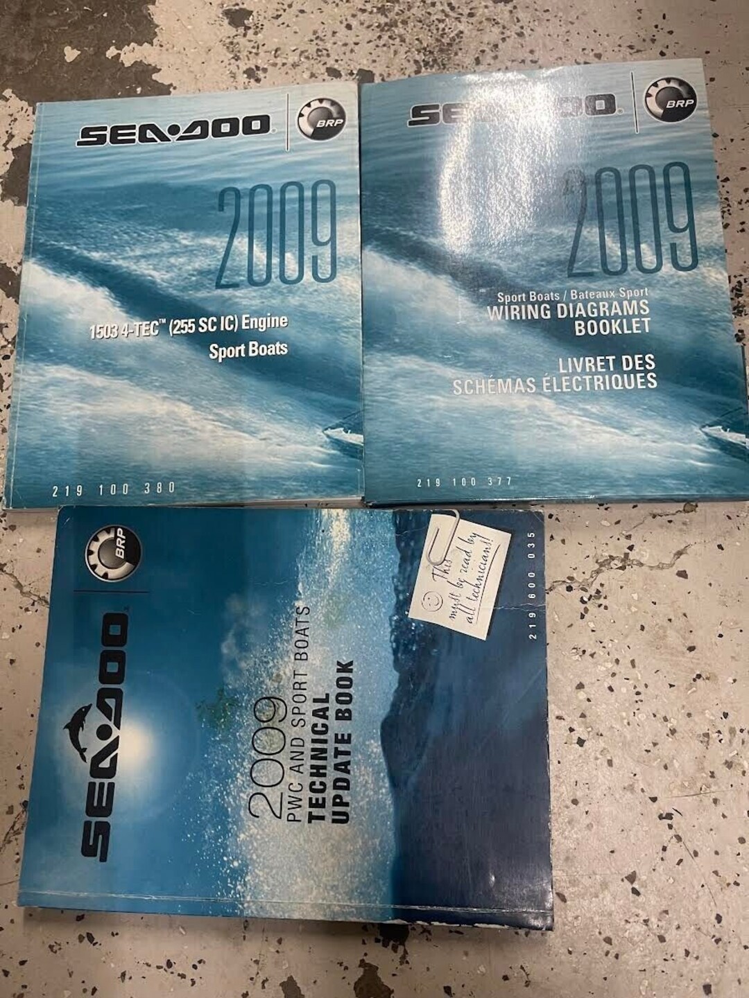 2009 Sea-doo 4-tec 1503 (255 Sc Ic) Engine Service Repair Shop Manual ...