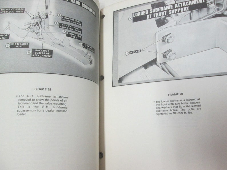 Ford Tractors 745 Loaders Reference Manual Service Training - Etsy