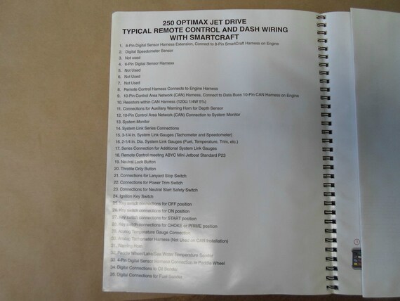 2002 Mercury 250 Optimax Jet Drive Colored Wiring Dia… Gem