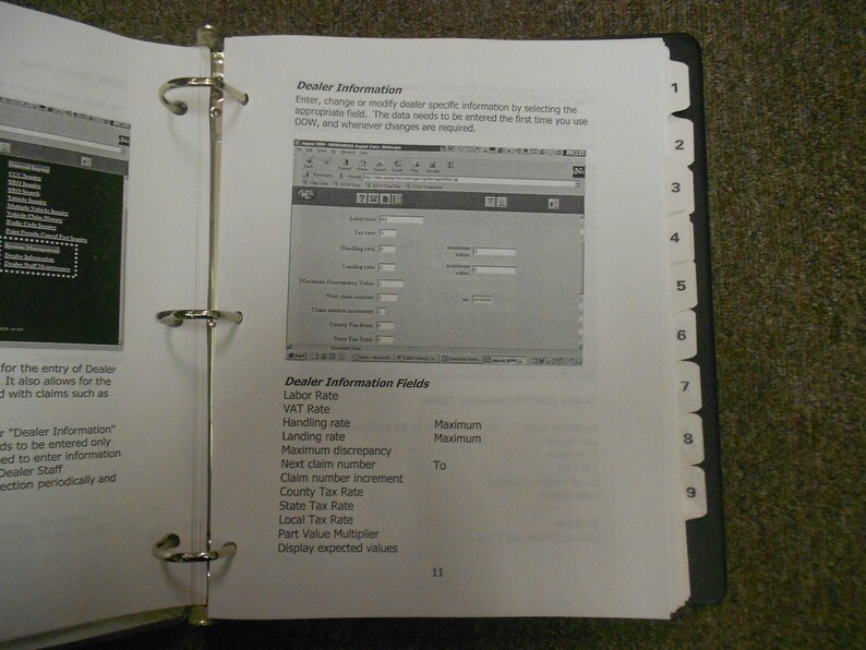 1990s 00s Jaguar Gobal Automated Claim Entry System Dealer Warranty ...