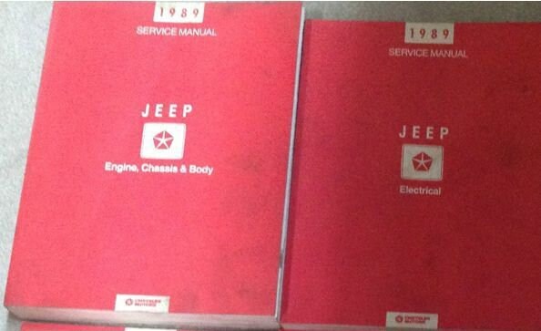 1989 JEEP WRANGLER Cherokee Wagoneer Service Shop Repair Manual Set FACTORY 2 Vo - Etsy