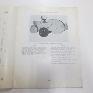 Galion Tandem Rollers 3 to 5 4-6 TON RETRACTABLE Operators - Etsy