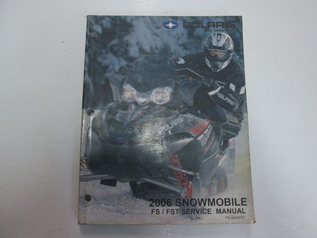 2006 Polaris FS FST Snowmobile Workshop Service Repair Workshop Manual ...