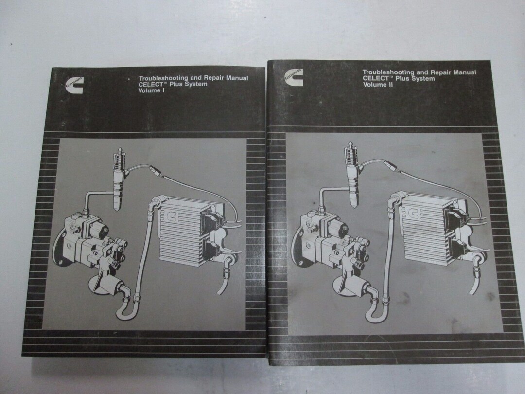 Cummins CELECT Plus System Troubleshooting & Repair Service Manual 2VOL ...