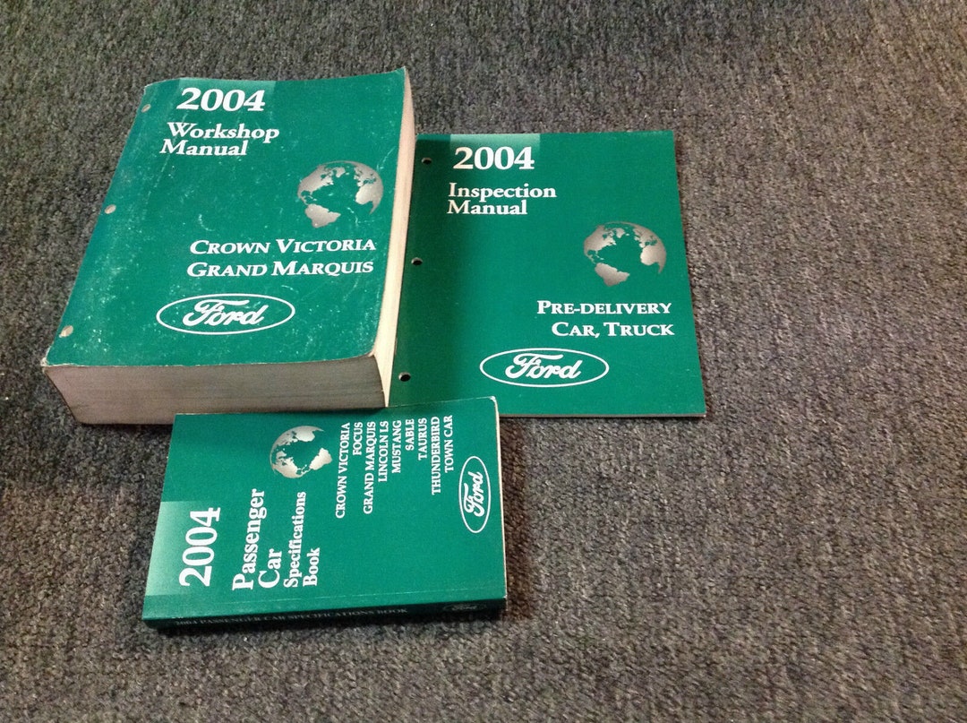 2004 Oem Ford Crown Victoria & Grand Marquis Service Shop Manual Set W ...