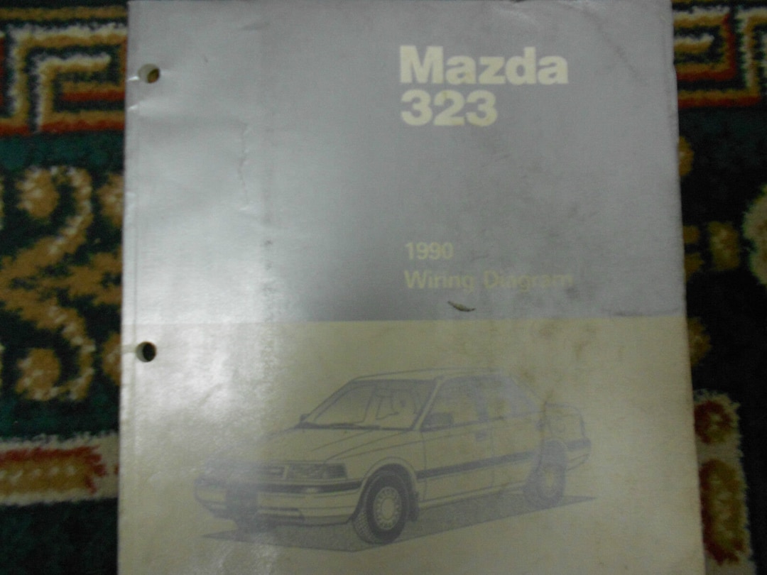 1990 Mazda 323 WIRING Diagram Electrical Service Repair Shop Manual ...